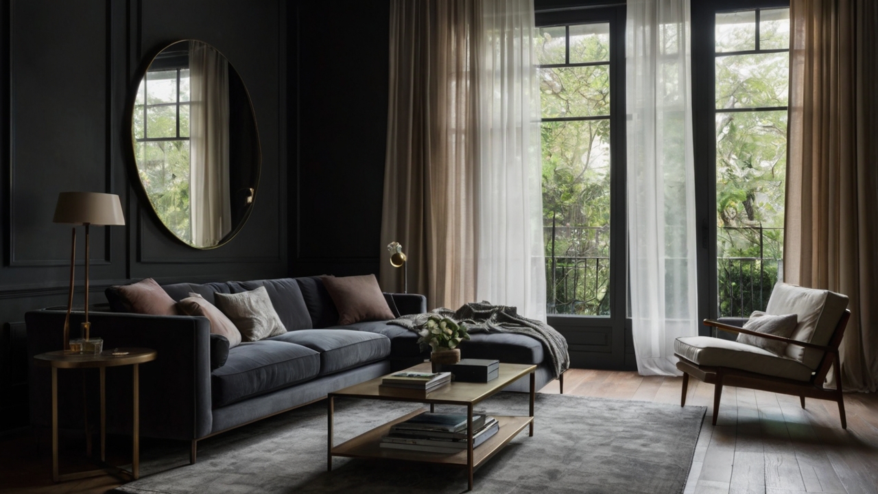 Mastering the Art of Dark Living Rooms » Gardening and Home Decor ...