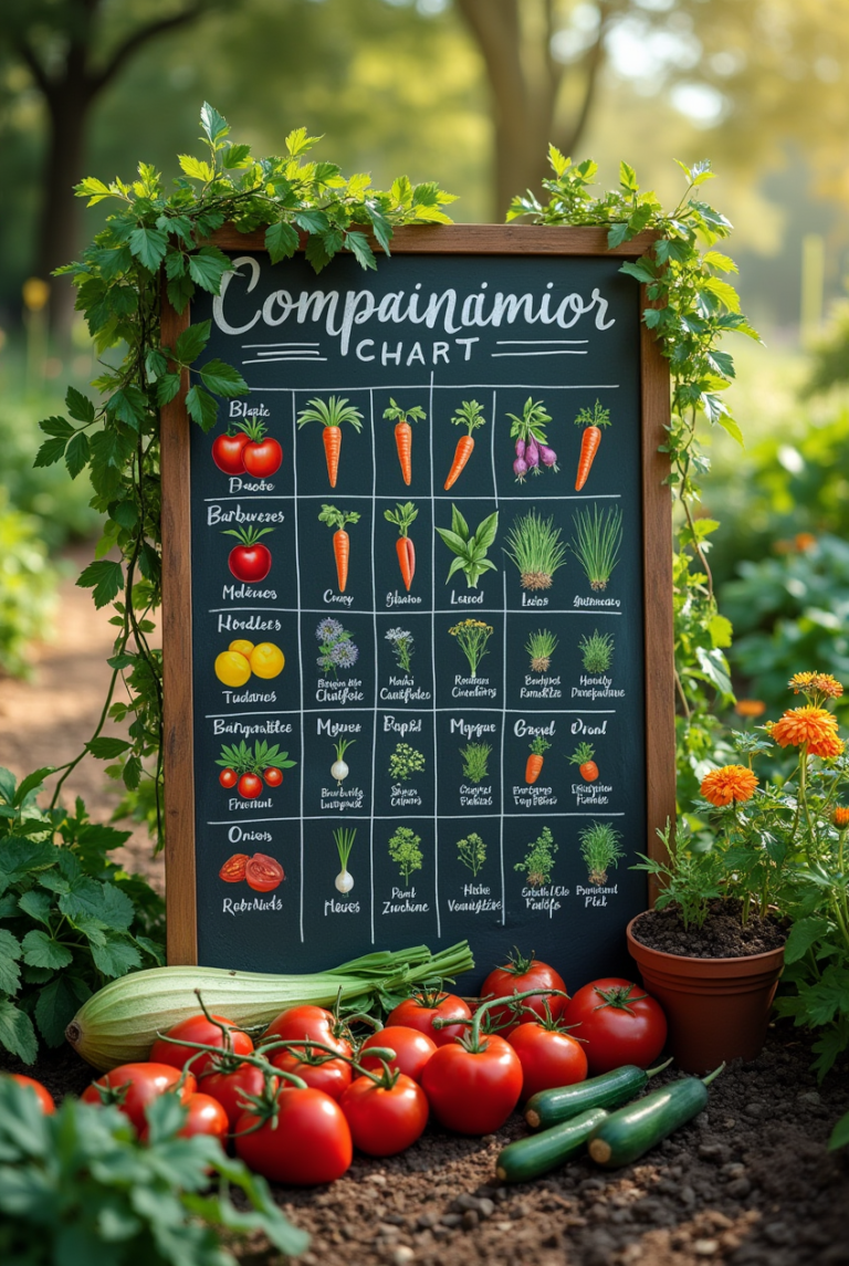 Garden Companion Planting Chart, Plans, and Benefits